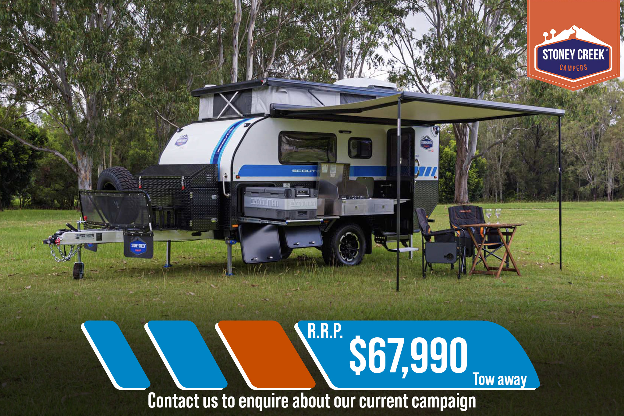 Scout-14 Off-Road Hybrid Caravan | Stoney Creek Campers